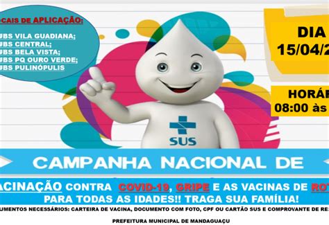 Notícia Campanha Dia D De VacinaÇÃo Prefeitura Municipal De Mandaguaçu