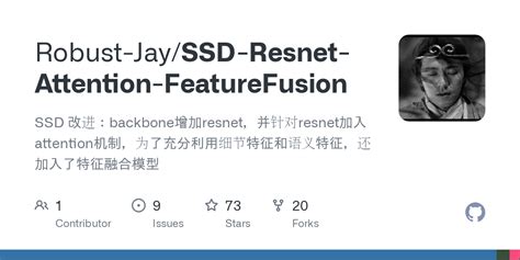 Github Robust Jay Ssd Resnet Attention Featurefusion Ssd 改进：backbone