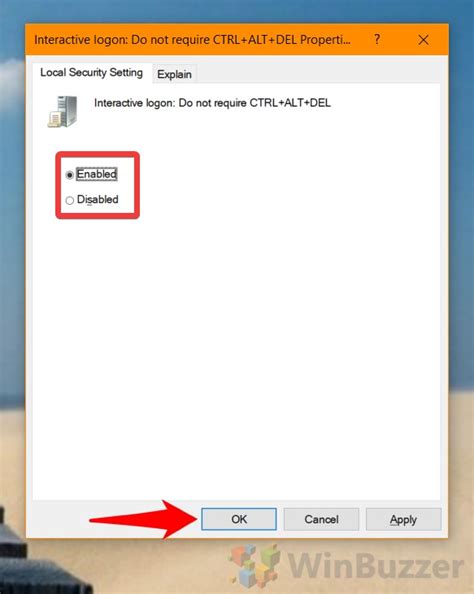 How To Turn Secure Sign In With Ctrl Alt Del On Or Off In Windows