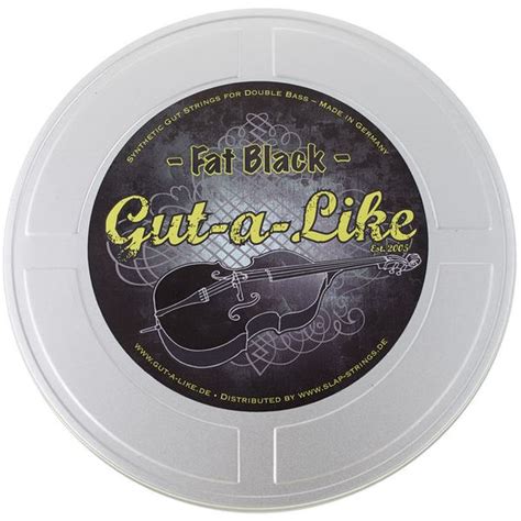 Gut A Like Fat Black Double Bass Strings Thomann Uk