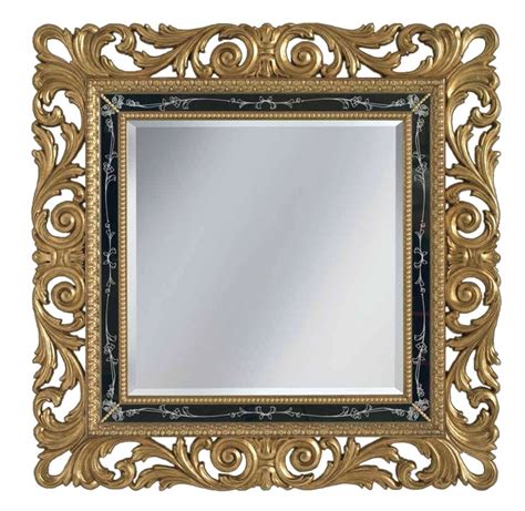 Espejo Pan De Oro En Madera Maciza Tallada Prixdoo By Veronastyle