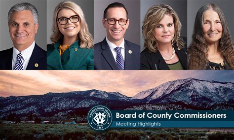 Top Headlines From The Board Of County Commissioners Meeting Washoe Life
