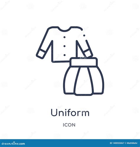 Linear Uniform Icon From Education Outline Collection Thin Line Uniform Vector Isolated On