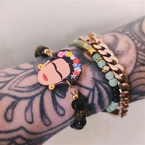 Bracelet Frida Kahlo Cléo Curiosités