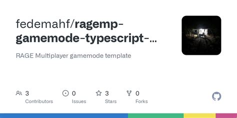 Github Fedemahfragemp Gamemode Typescript Template Rage Multiplayer