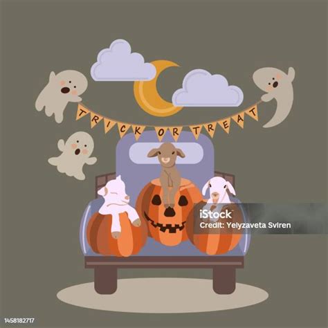お菓子をくれないといたずらするよハロウィーンのイラストベクトル お祝いのベクターアート素材や画像を多数ご用意 お祝い