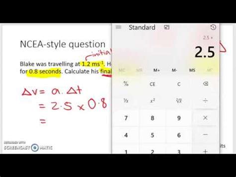 Acceleration Rearranging The Formula YouTube