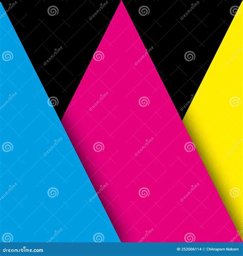 Cmyk Colours Dots Vector On White Color Background
