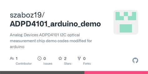 Github Szaboz19adpd4101arduinodemo Analog Devices Adpd4101 I2c Optical Measurement Chip