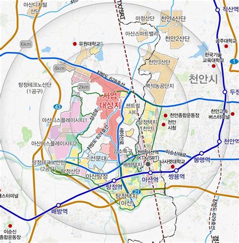 아산탕정2 도시개발사업 개발계획 수립 2024년 착공 추진 머니투데이