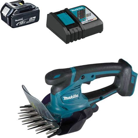 Makita Dum604 18v Lxt Cordless Grass Shears 1 X 5ah Li Ion Charger