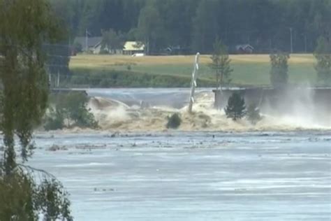 La Tempesta Hans Sferza La Norvegia Cede Una Diga