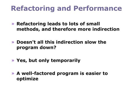 Ppt Refactoring Improving The Design Of Existing Code Powerpoint Presentation Id 2386580