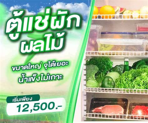 อันดับ 1 ตู้แช่ผัก แช่ผลไม้ เย็นเร็ว คุ้มค่า ราคาถูกสุด พร้อมรับประกัน