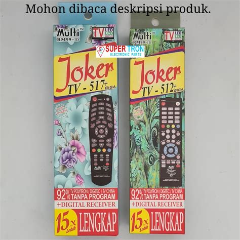 Remote Joker TV Multi X Digital Parabola Shopee Indonesia