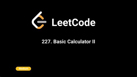 227 Basic Calculator Ii