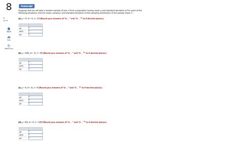 Solved Suppose That We Will Take A Random Sample Of Size N Chegg Com