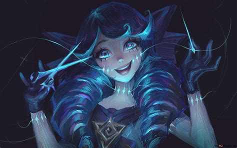 2021 챔피언 인형 그웬 리그 오브 레전드 [lol] 4k 배경화면 다운로드