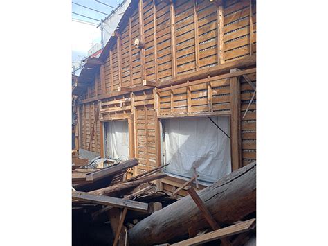 久留米市六ツ門町アーケード通り 二階建て店舗及び住宅解体工事