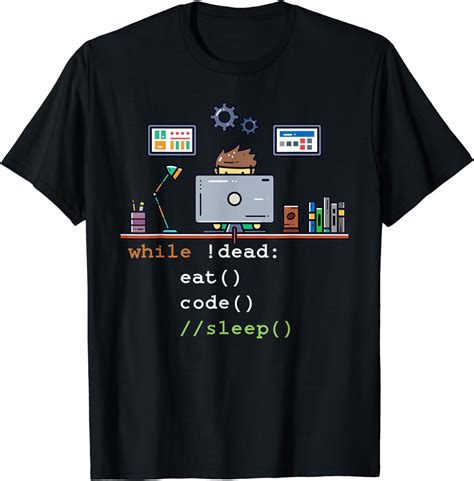 Computer Science Python Programmer Eat Code Sleep T Shirt Walmart