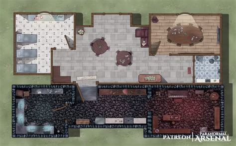 Paranormal Arsenal Patreon Rpg Map Rpg Mapa