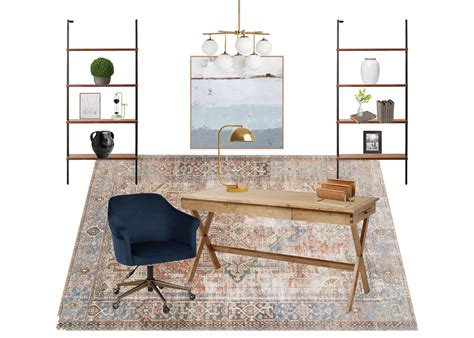 Mood Board Home Office Arched Manor