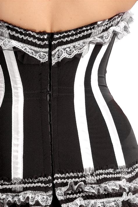 Carousel Maid Corset With Garters