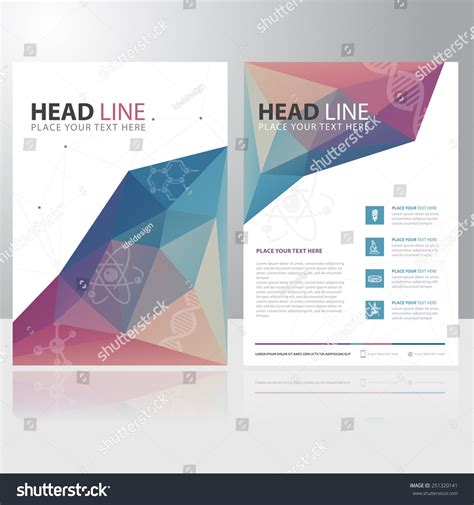 Abstract Triangle Polygon Science Education Royalty Free Stock Vector