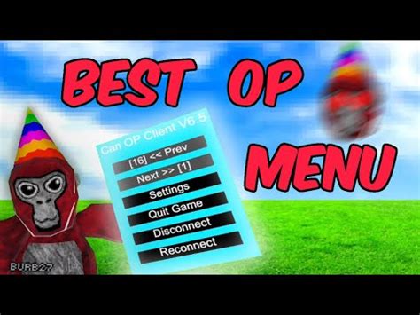 Can Op Client V Is One Of The Best Mod Menus Gorilla Tag Youtube