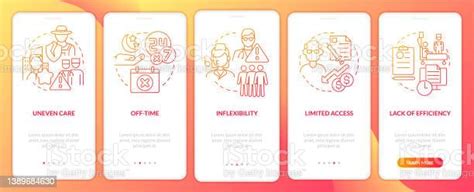 모바일 앱 화면 온보딩 의료 에 대한 액세스를 방지하는 요인 0명에 대한 스톡 벡터 아트 및 기타 이미지 0명 Brand Name Smart Phone 건강관리와