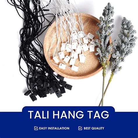 Jual Tali Hang Tag Loop Pin Label Baju Lock Pin String Pin Benang
