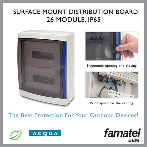 Electrical Surface Mount Distribution Board Famatel Usa
