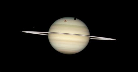 Los Anillos De Saturno Se Pudieron Originar Por Una Antigua Luna Que