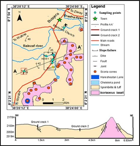 Geological Map Of The Study Area Download Scientific Diagram