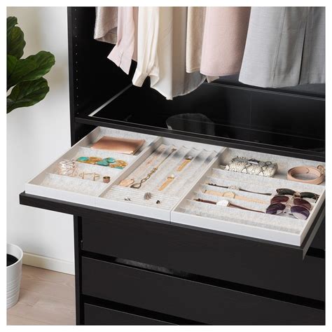 IKEA - KOMPLEMENT Pull-out tray with insert black-brown in 2020 | Ikea ...