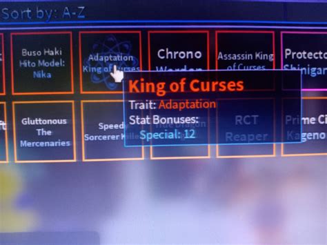 King Of Curse Specs With Adaption Trait Aut Video Gaming Video Games