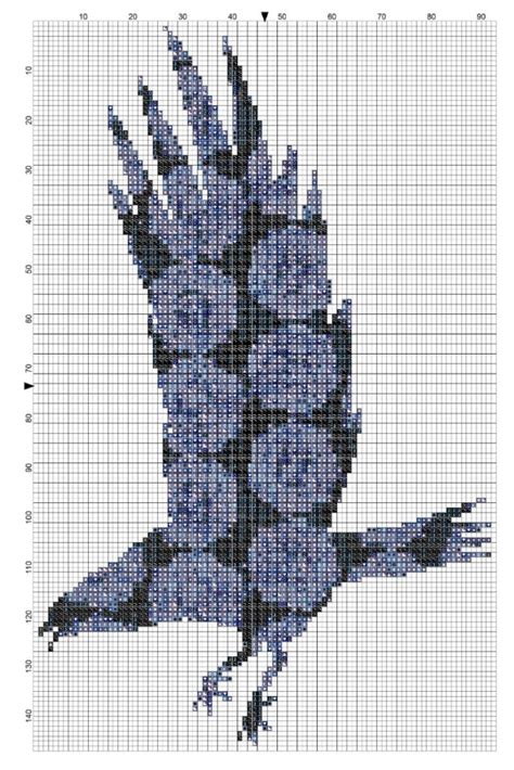 Roses Raven Cross Stitch Free Craft With Cartwright
