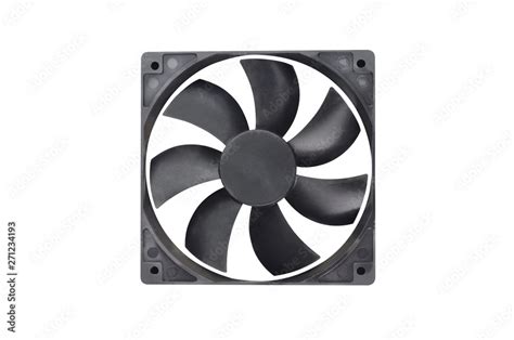 One Black Plastic Fan For Desktop Computer Or Notebook For Cooling
