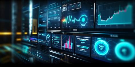 Premium AI Image Stock Market Trading Graph In Graphic Concept