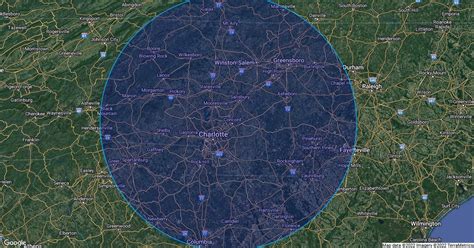 Mile Radius Scribble Maps