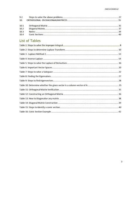 Engineering Mathematics Examination Notes 38571 Engineering
