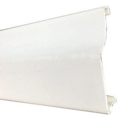 Harbour Crest” Vinyl Siding Crown Front Trim White 12′ 6″ Long R