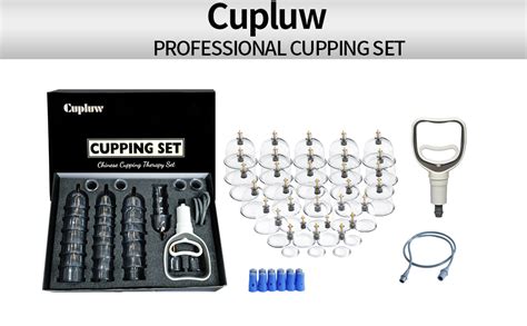 Cupluw Cupping Kit For Massage Therapy 32 Cups