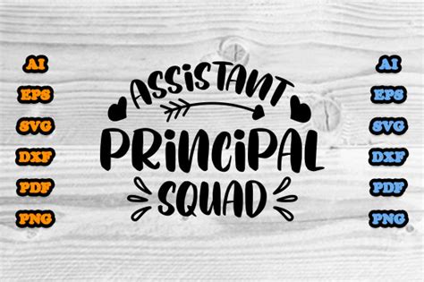 Assistant Principal Squad Svg Graphic By Rainbow Twist · Creative Fabrica