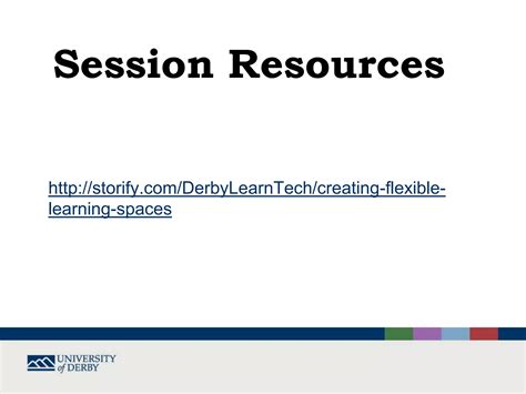 Creating Flexible Learning Spaces Ppt
