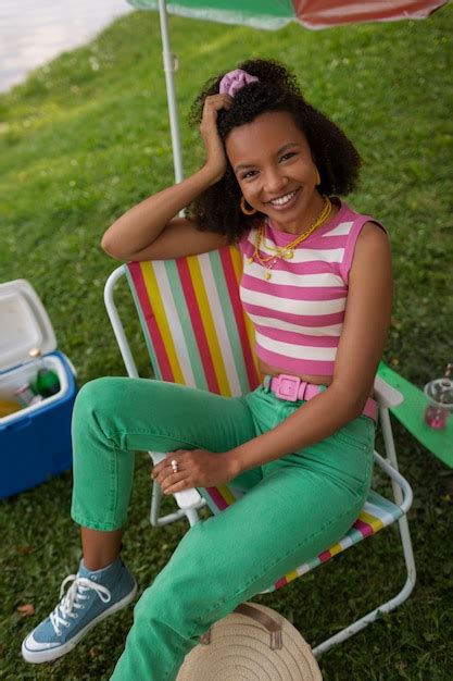 Premium Photo Portrait Of Woman With Slurpee
