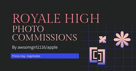 Royale High Photography Commissions Rroyalehighroblox