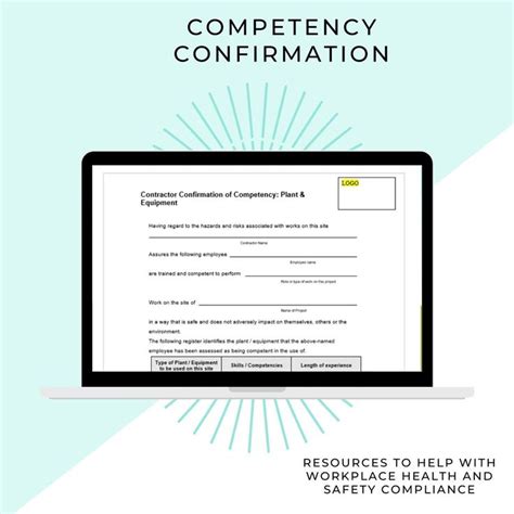 Digital Competency Register Template Training Records Workplace