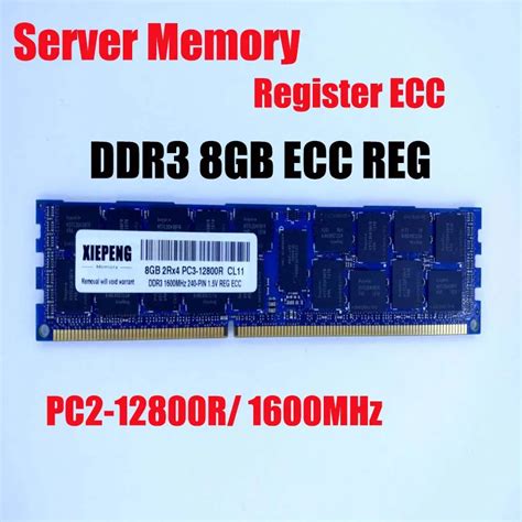 Buy Ddr3 1600mhz 8gb Server Memory 8gb 2rx4 Pc3 12800r
