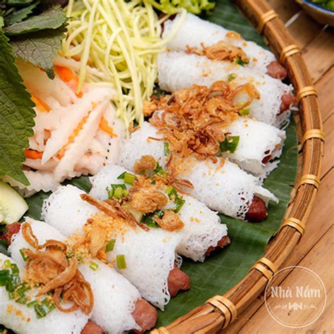 Bánh Hỏi Cuốn Nem Nướng Nhà Nấm Nem Nướng Đà Lạt Nhà Nấm